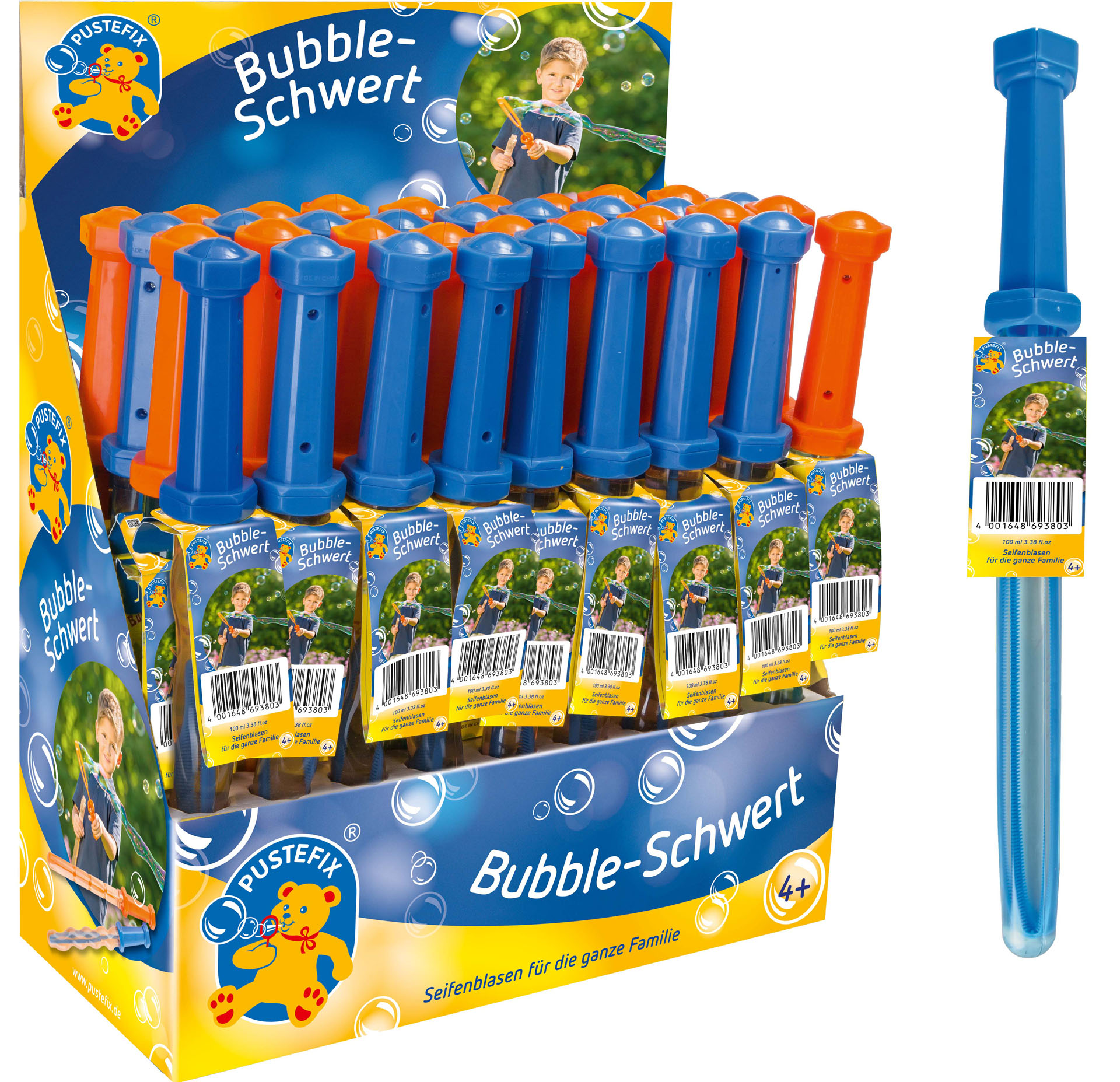 NEW TOYS | PUSTEFIX BUBBLE SWORD DISPLAY (24 per case pack) | 505048